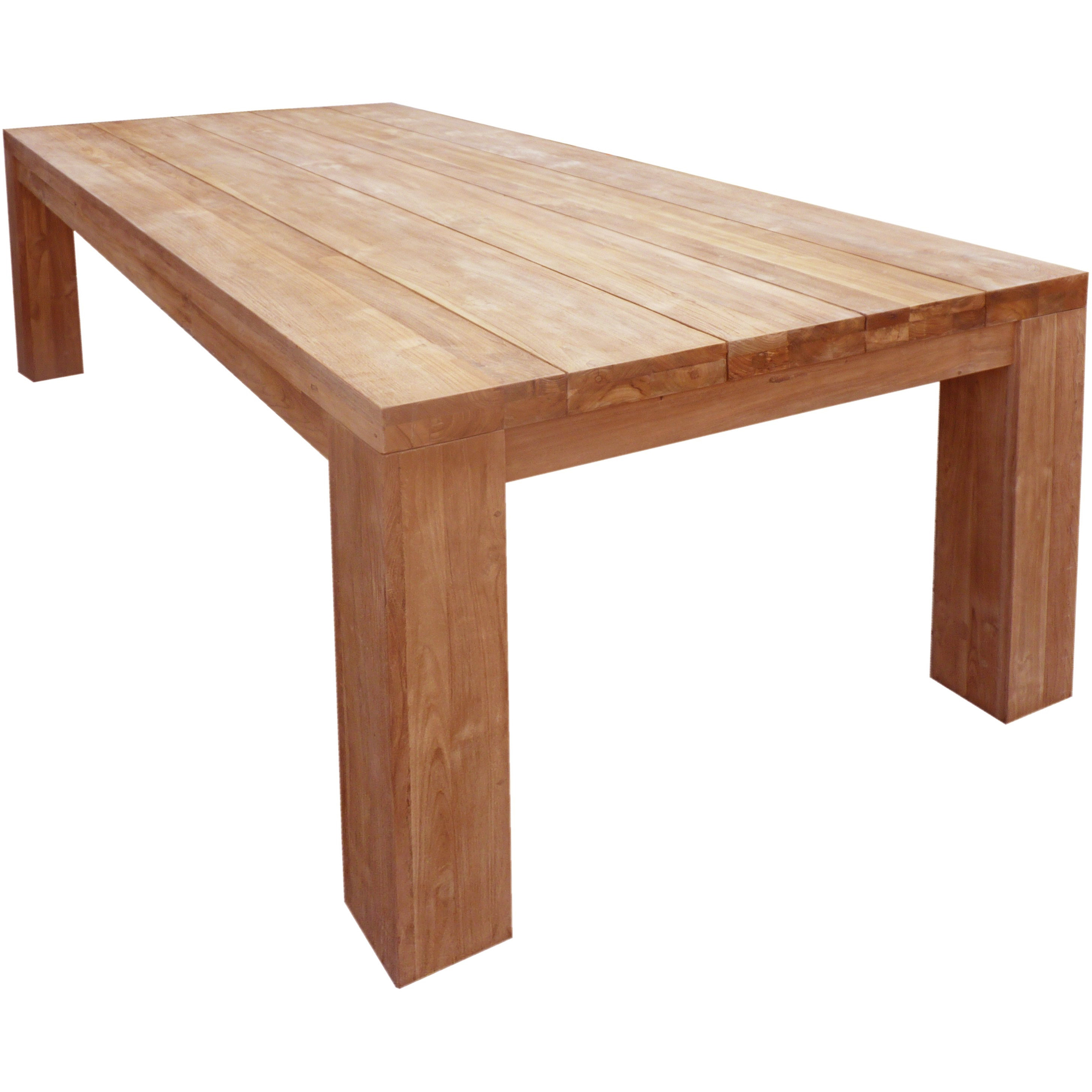 Loon Peak® Trahan Marbella Recycled Teak Solid Wood Dining Table | Wayfair