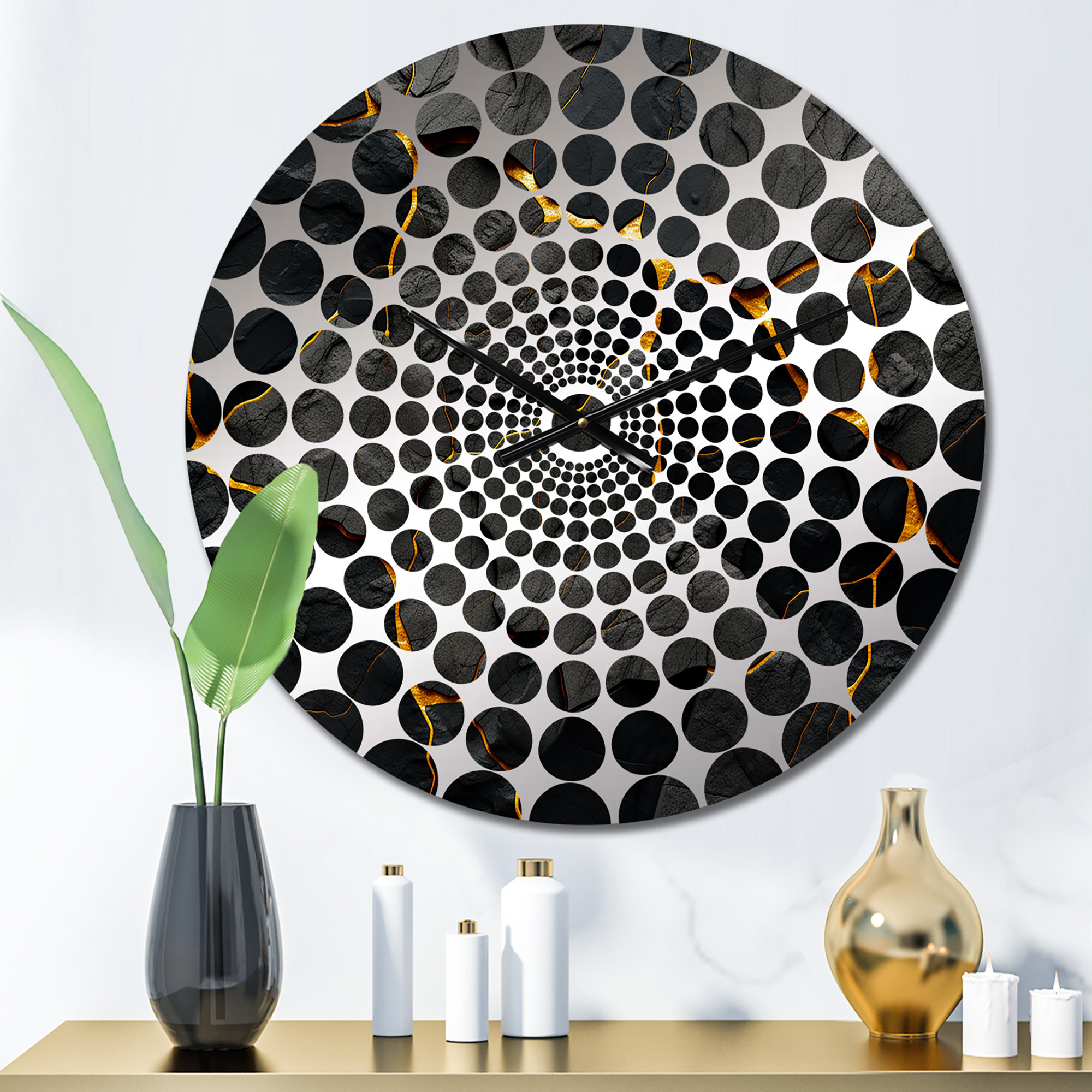 East Urban Home Mardeen - Volcano Wall Clock | Wayfair