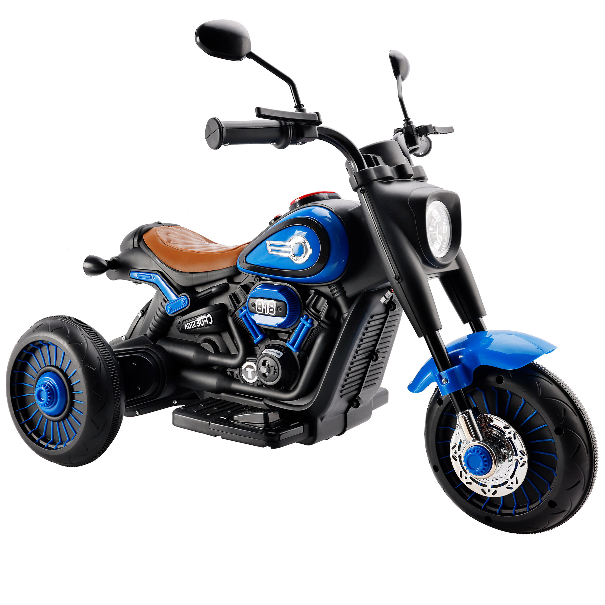 Topteng 6 Volt Motorcycles Battery Powered Ride On With Colorful Light ...