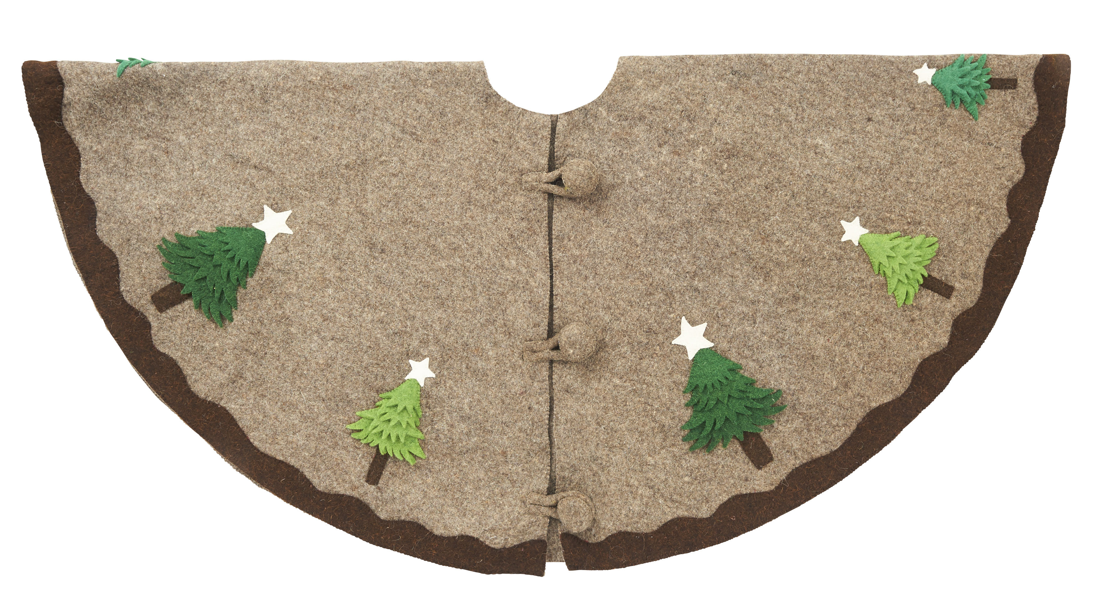 Arcadia Home Multilayered Trees Tree Skirt | Perigold