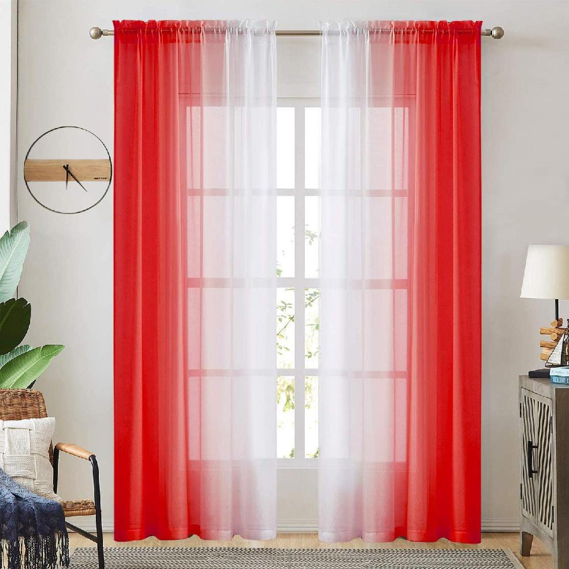 Ebern Designs Bacquet Polyester Curtain | Wayfair