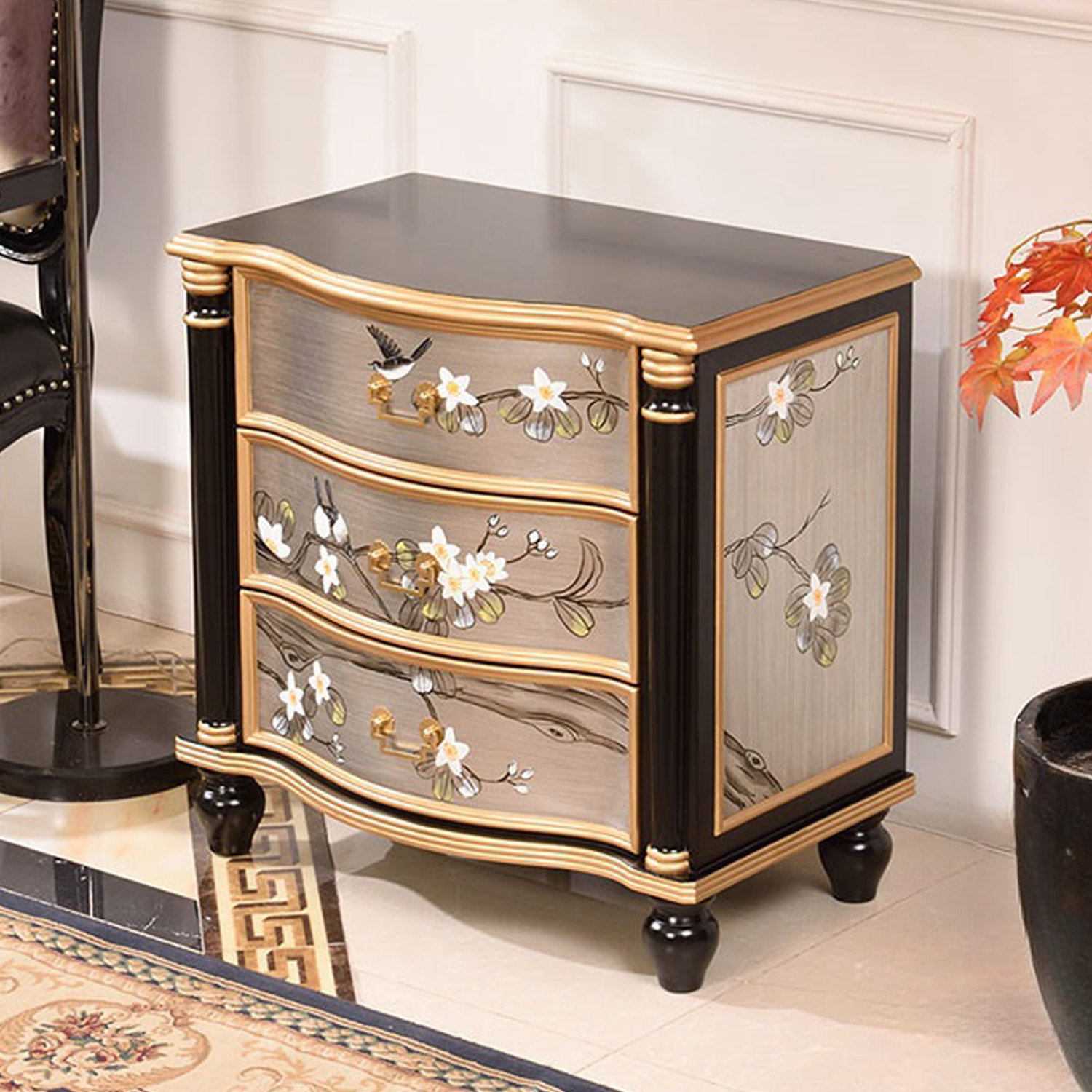 Morpho Nest Creations Multi-Functional Drawer Cabinet and Corner Table ...