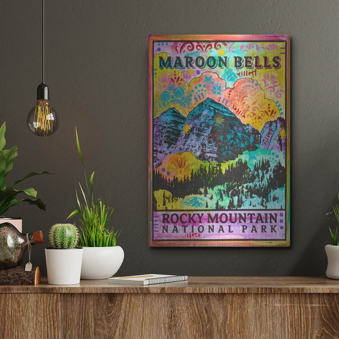 Ivy Bronx 'Np Maroon Bells' by Dean Russo Metal Wall Art | Wayfair