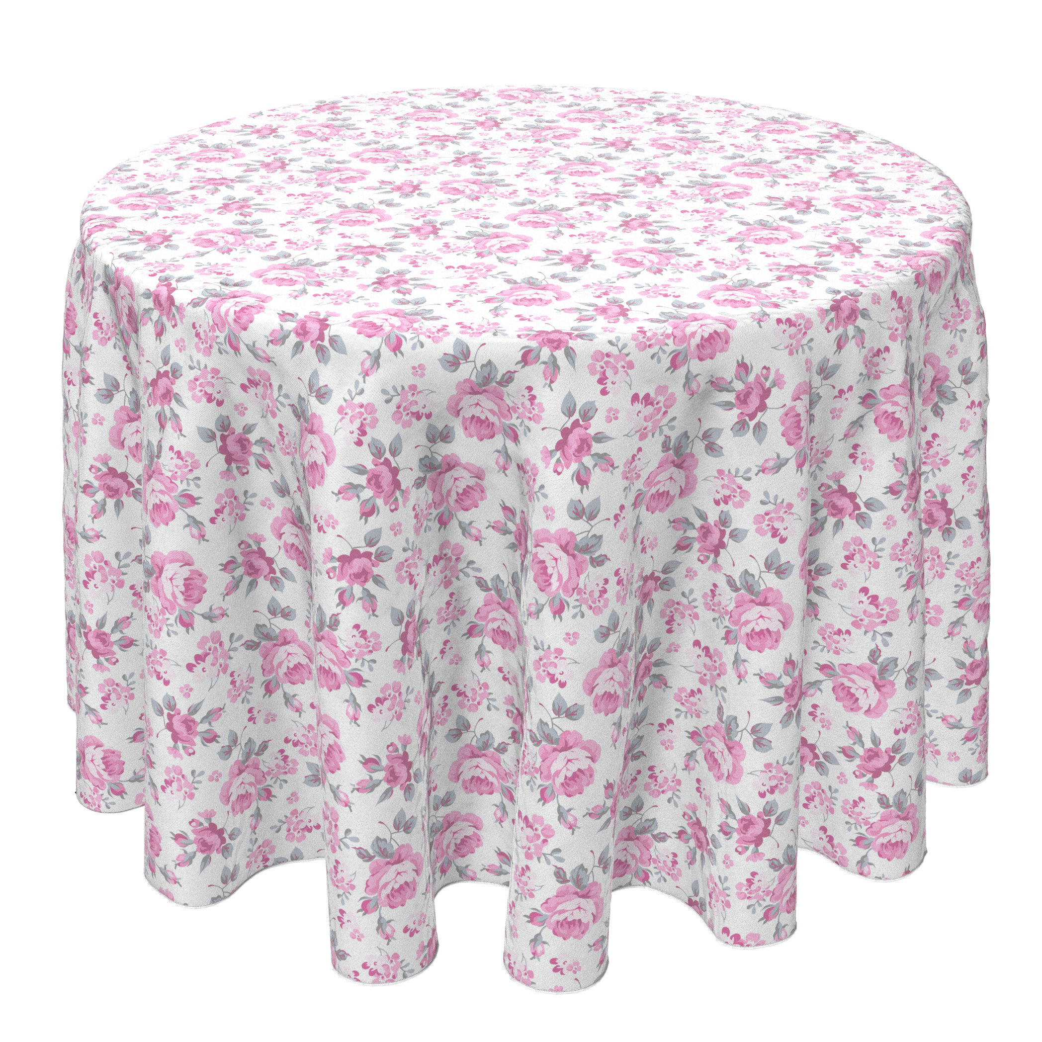 East Urban Home Fabric Textile Products, Inc. Round Tablecloth, 100% ...