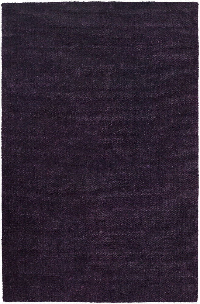 Williston Forge Gilberte Handmade Dark Purple Rug | Wayfair