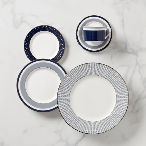 kate spade new york Mercer 5 Piece Bone China Dinnerware Set | Wayfair