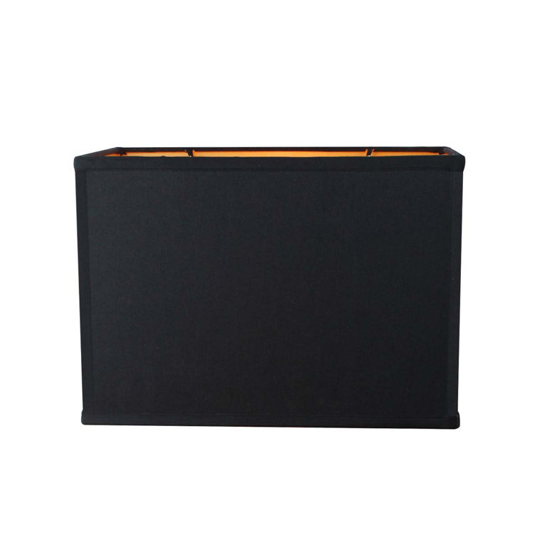 Wrought Studio 9'' H Linen Rectangle Lamp Shade & Reviews | Wayfair