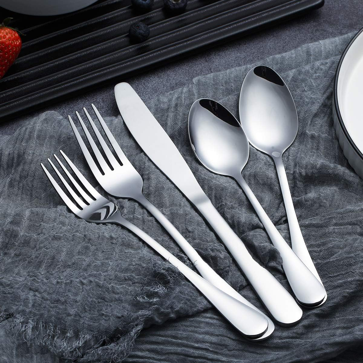Mercer41 Mannulal 40 Piece Flatware Set, Service for 8 | Wayfair