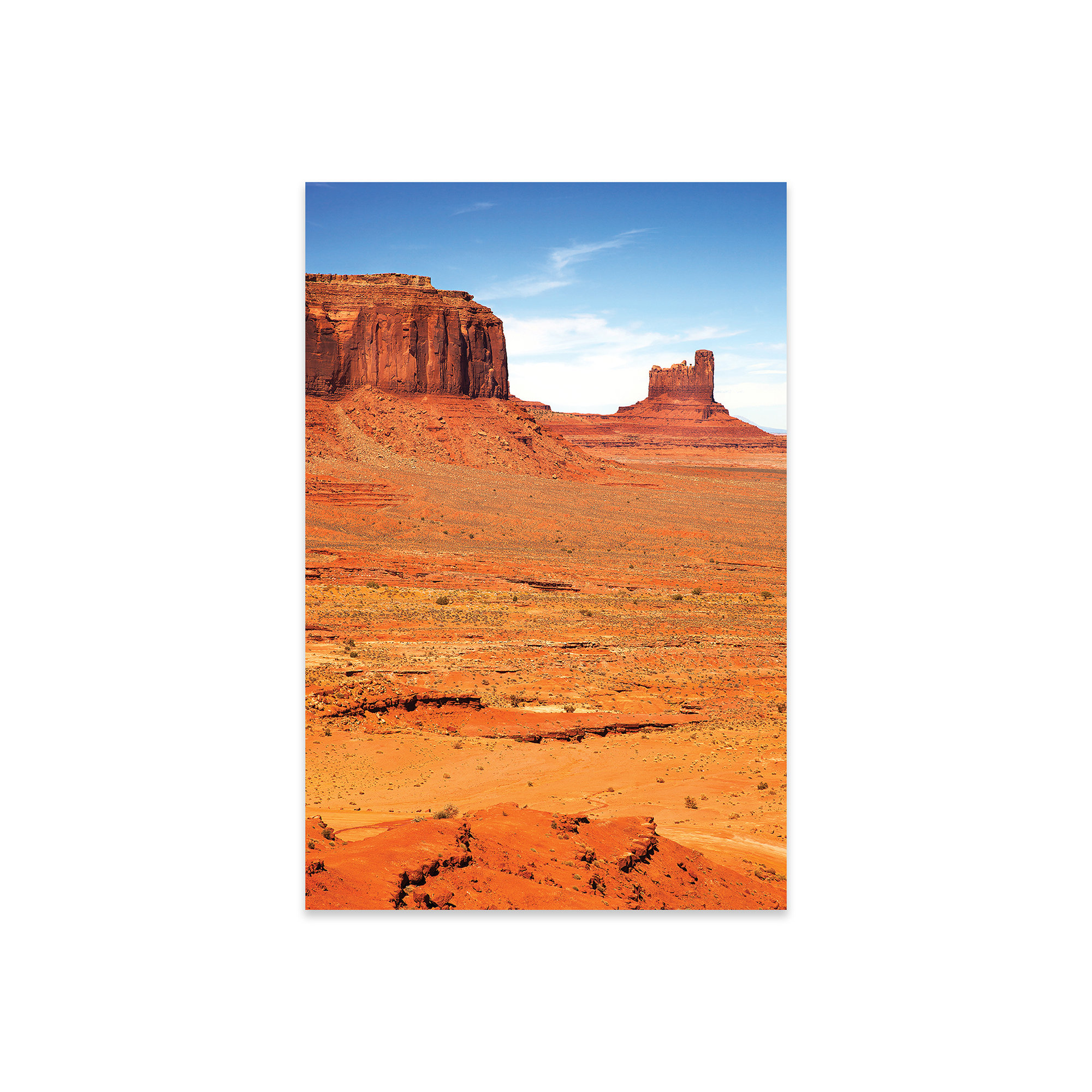 Union Rustic Monument Valley, Usa On Plastic/Acrylic by Jane Rix ...