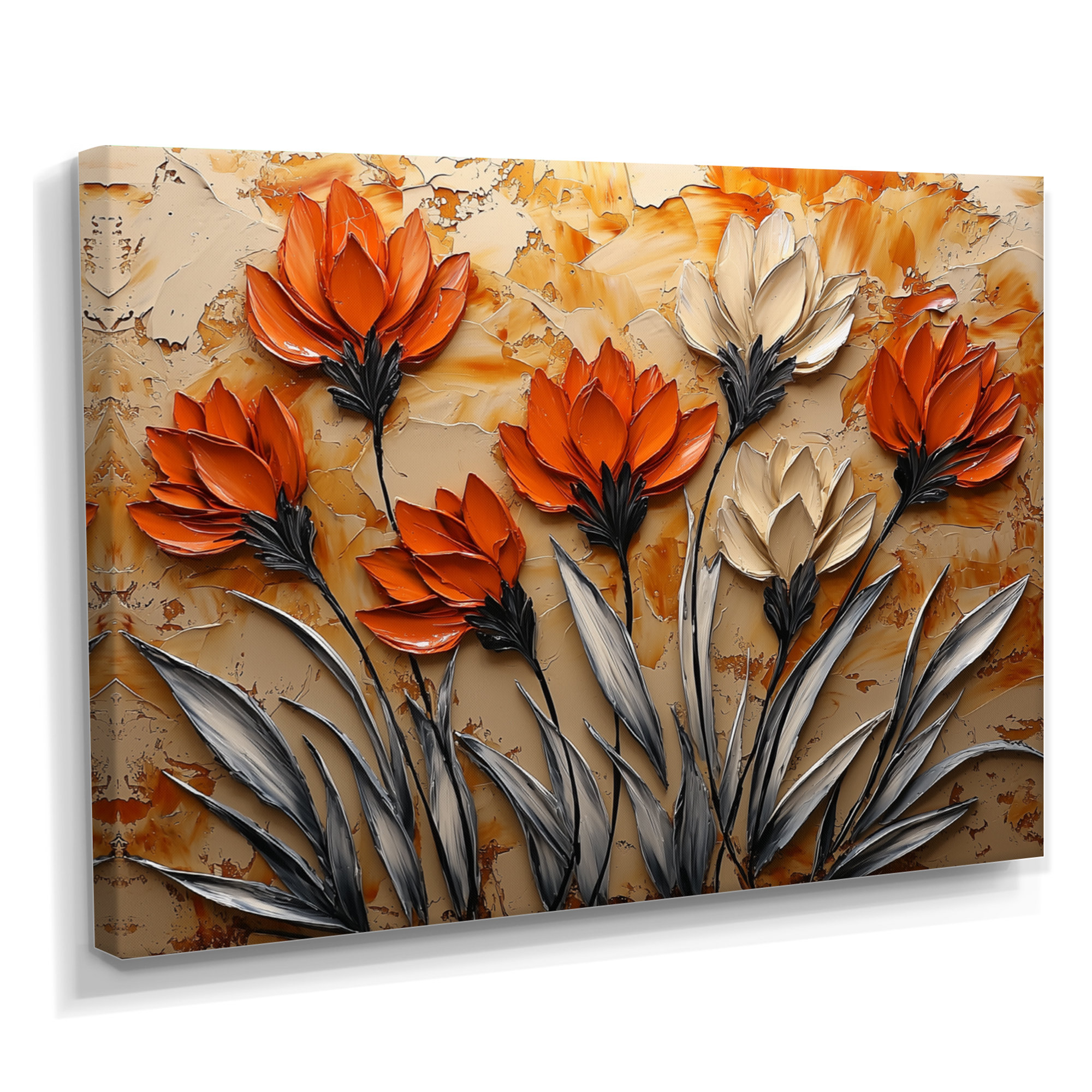 Lark Manor™ Jacenta White Orange Sunset Thistle Song Harmony III ...
