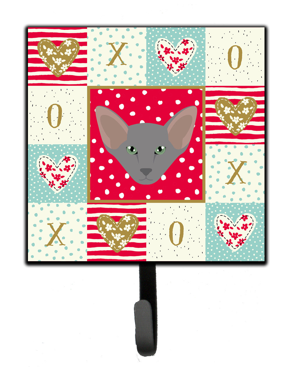 The Holiday Aisle® Boatwright Love Wall Key Organizer with Key Hooks ...