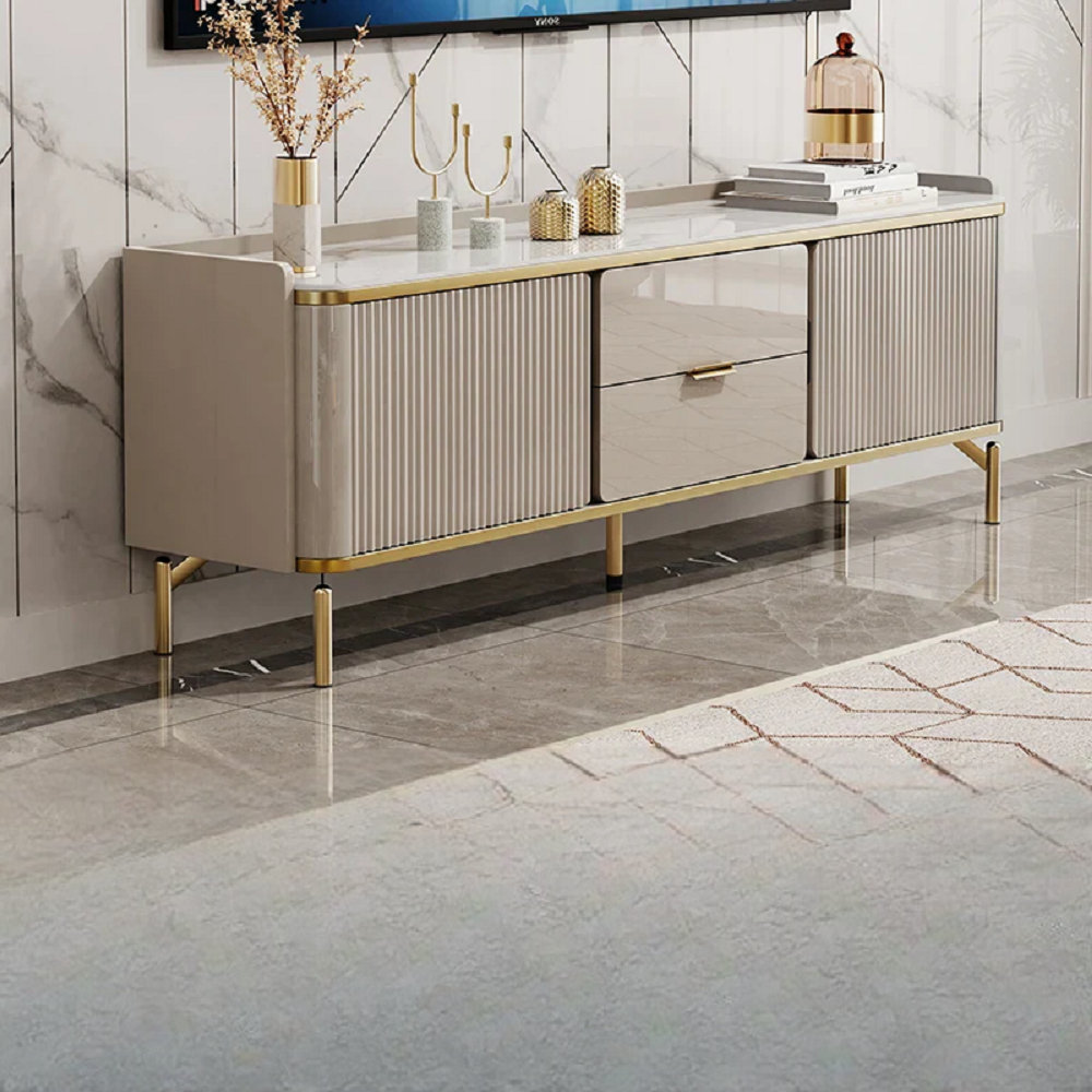 Glamour Furnishings Display Cabinet Tv Luxury Wall Modern Storage ...