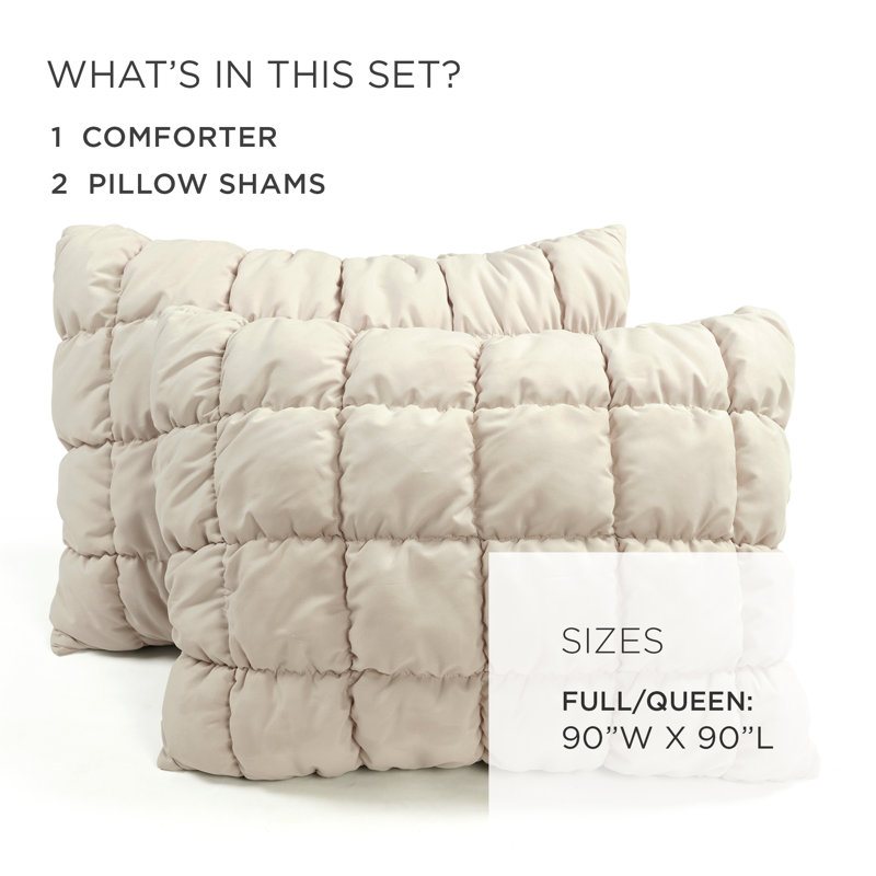 Lush Decor Puff Comforter Set & Reviews | Wayfair
