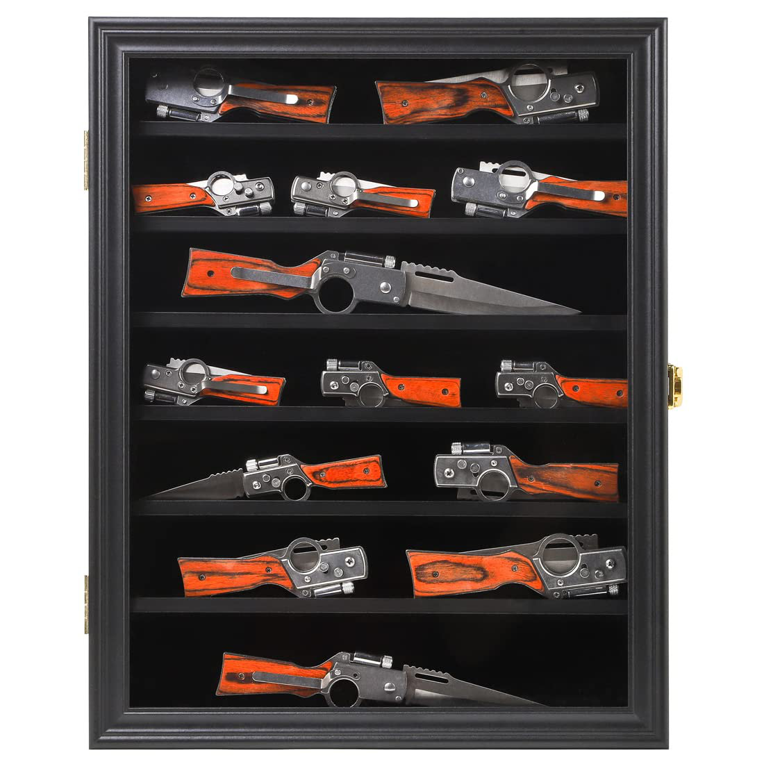 RILVIX Knife Display Case, Pocket & Folding Knife Shadow Box, Wall ...