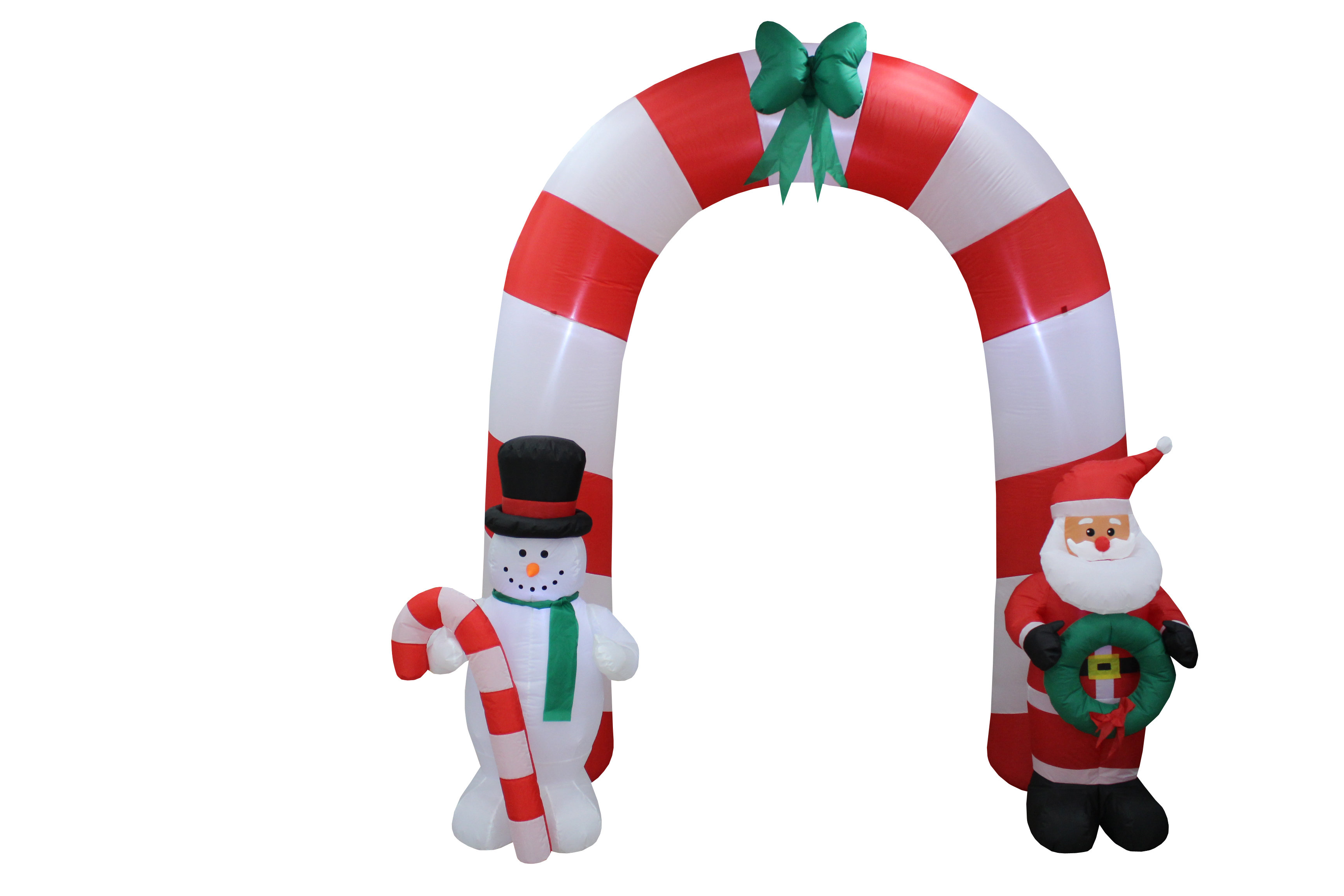 The Holiday Aisle® 8 Foot Tall Lighted Christmas Inflatable Archway ...