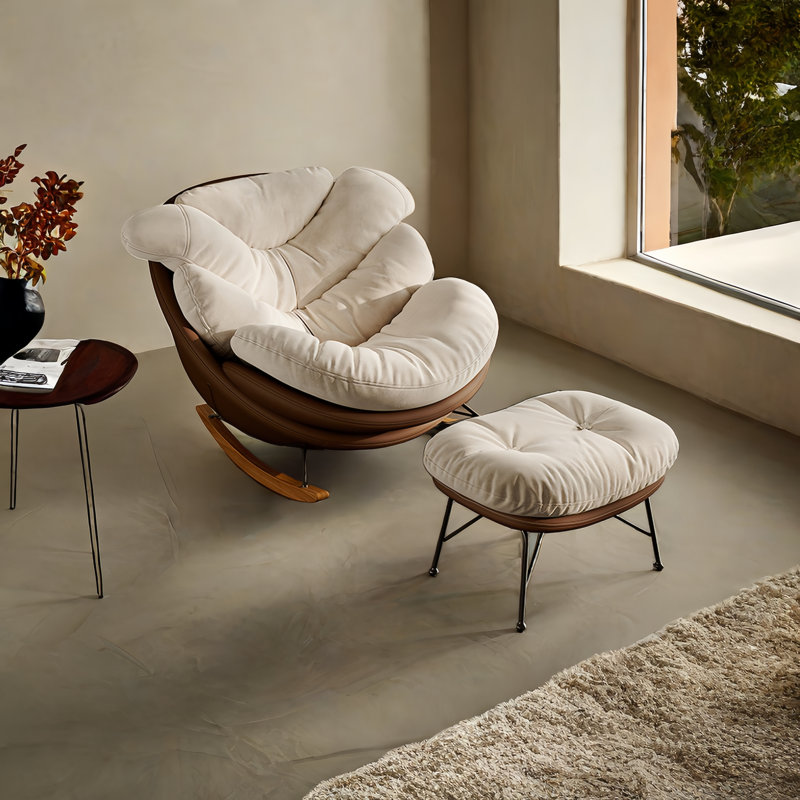 VIBORZ Upholstered Rocking Chair | Wayfair