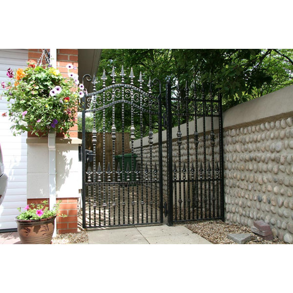 TAIMCO Black Metal Gate - Wayfair Canada
