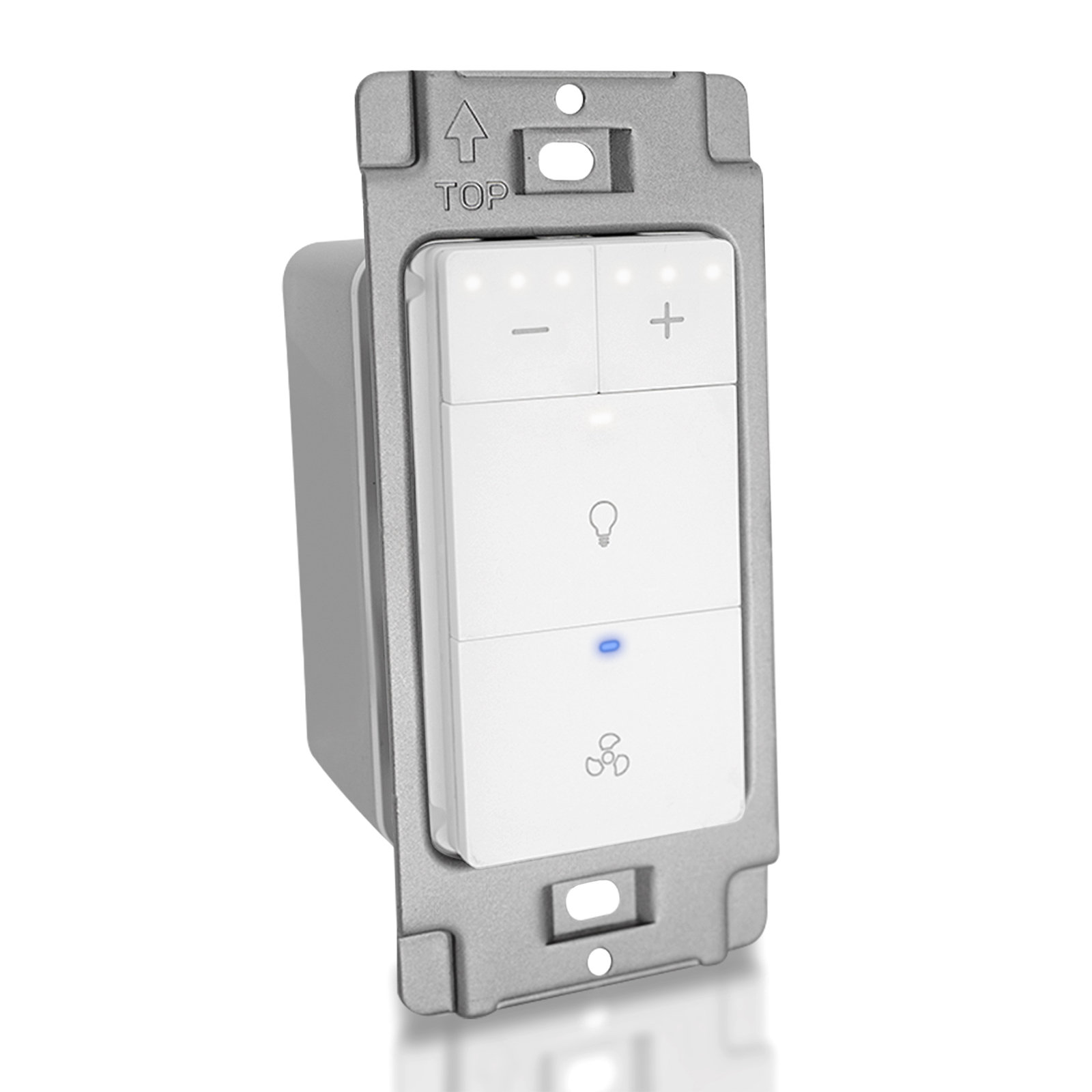 Akicon Tamper Resistant Dimmer Switch for Bathroom Fan and Led Light ...