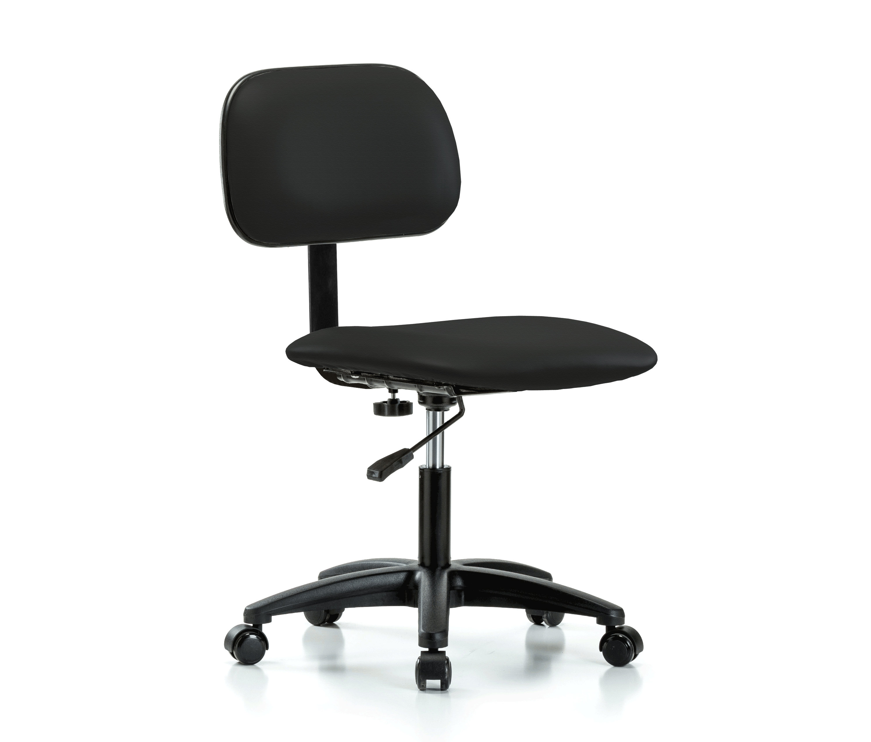 Perch Chairs & Stools PERCH Lab Chair with Adjustable Backrest | Desk ...