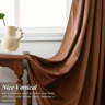 Mercer41 Dessy Velvet Curtains 2 Panel Set Super Soft luxury Rod Pocket ...