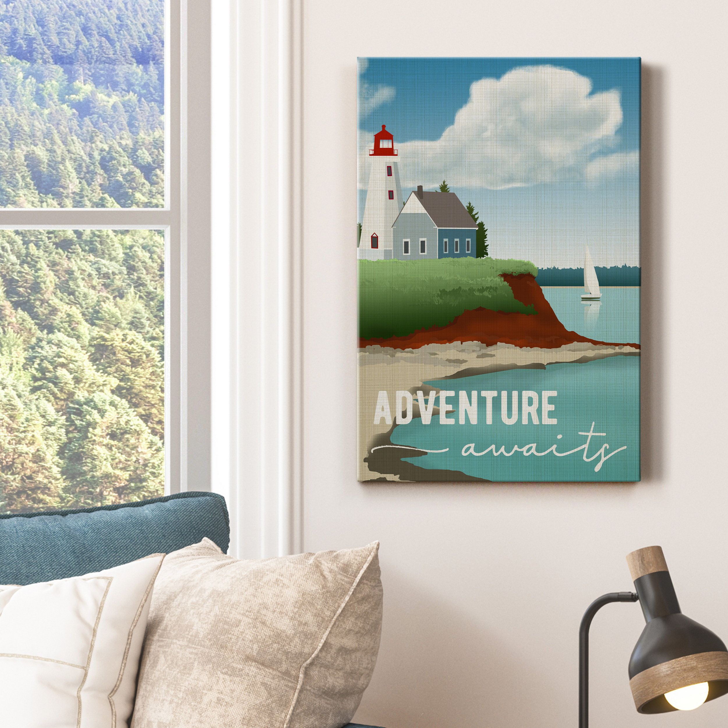 Breakwater Bay Portuguese Door-Premium Framed Print - Ready To Hang ...