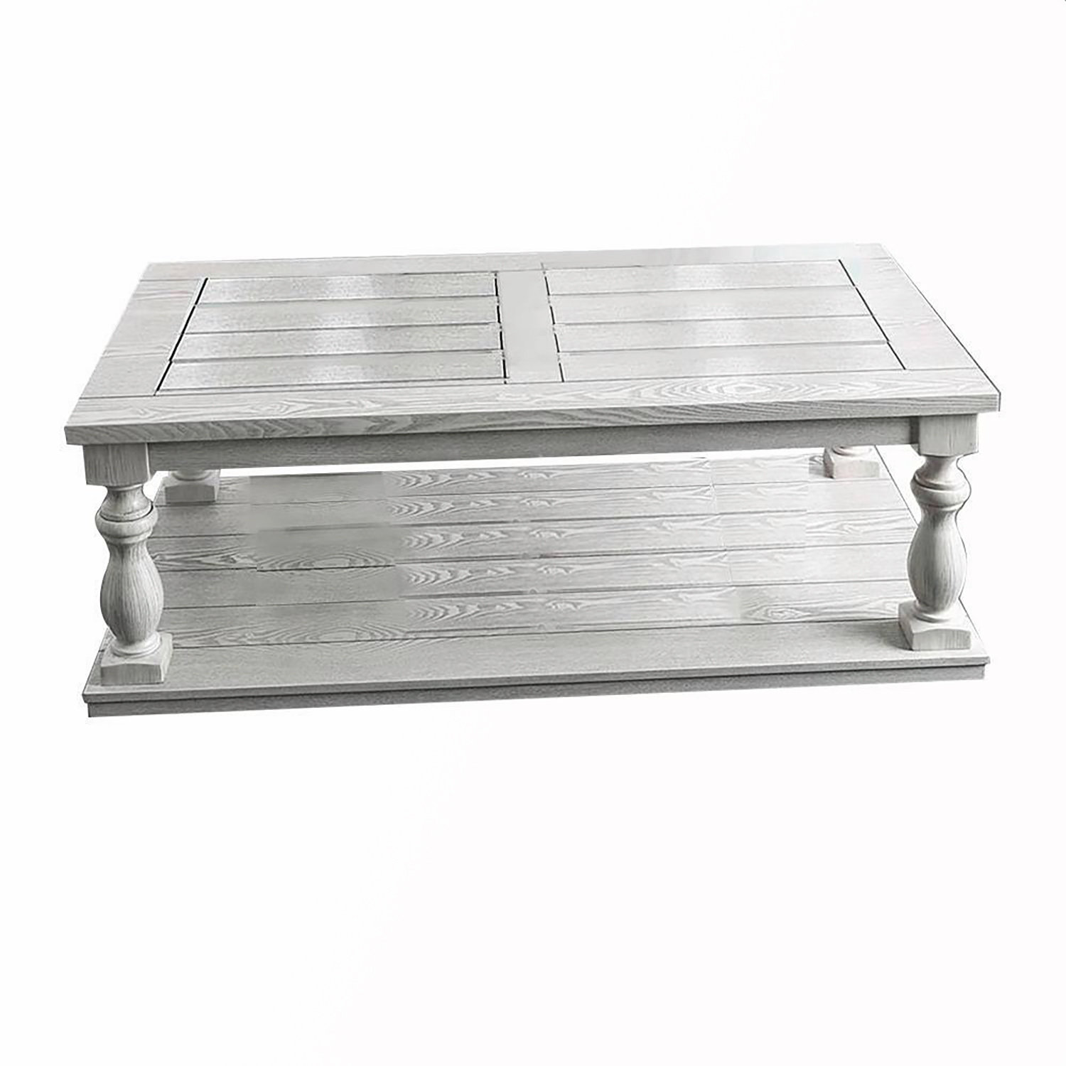 Ophelia & Co. Wooden Coffee Table With Bottom Shelf - Wayfair Canada