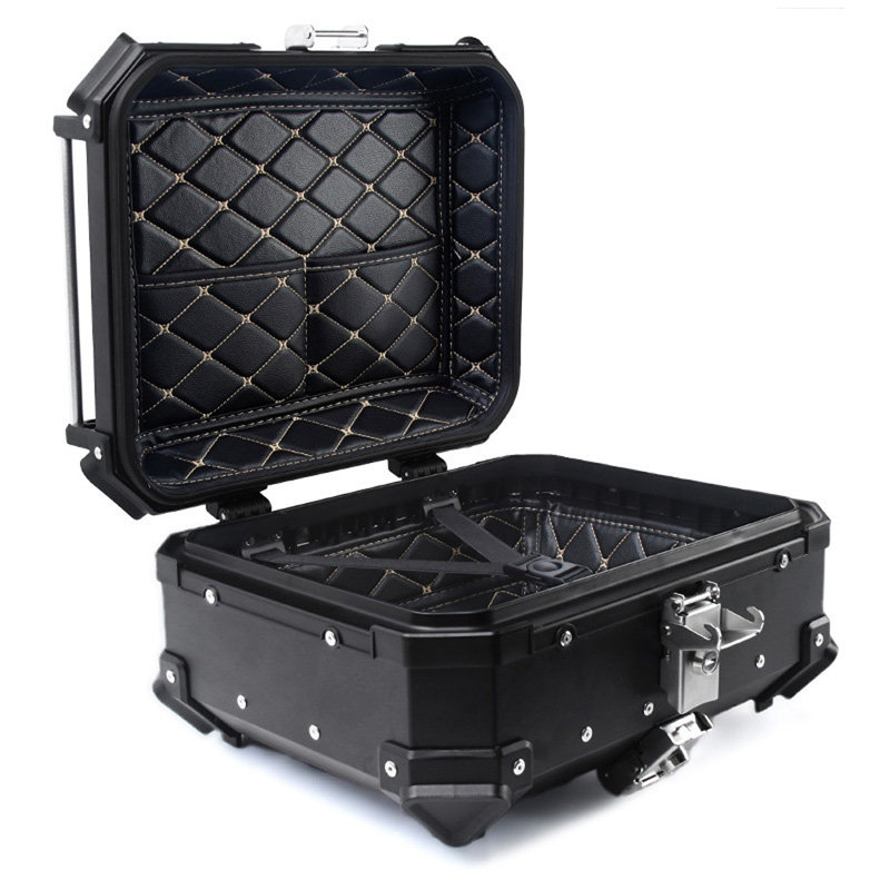 WFX Utility Premium 28L Aluminum Motorcycle Trunk – Waterproof ...