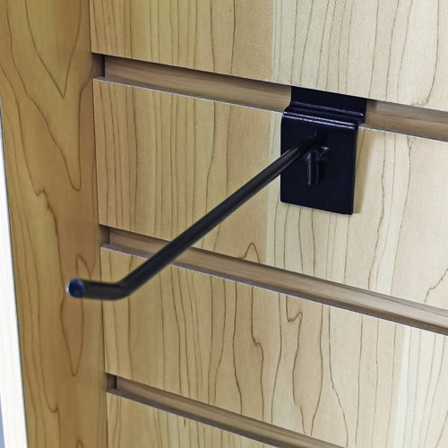 FixtureDisplays Double Sided Slatwall Rotating Display Wood Floor ...