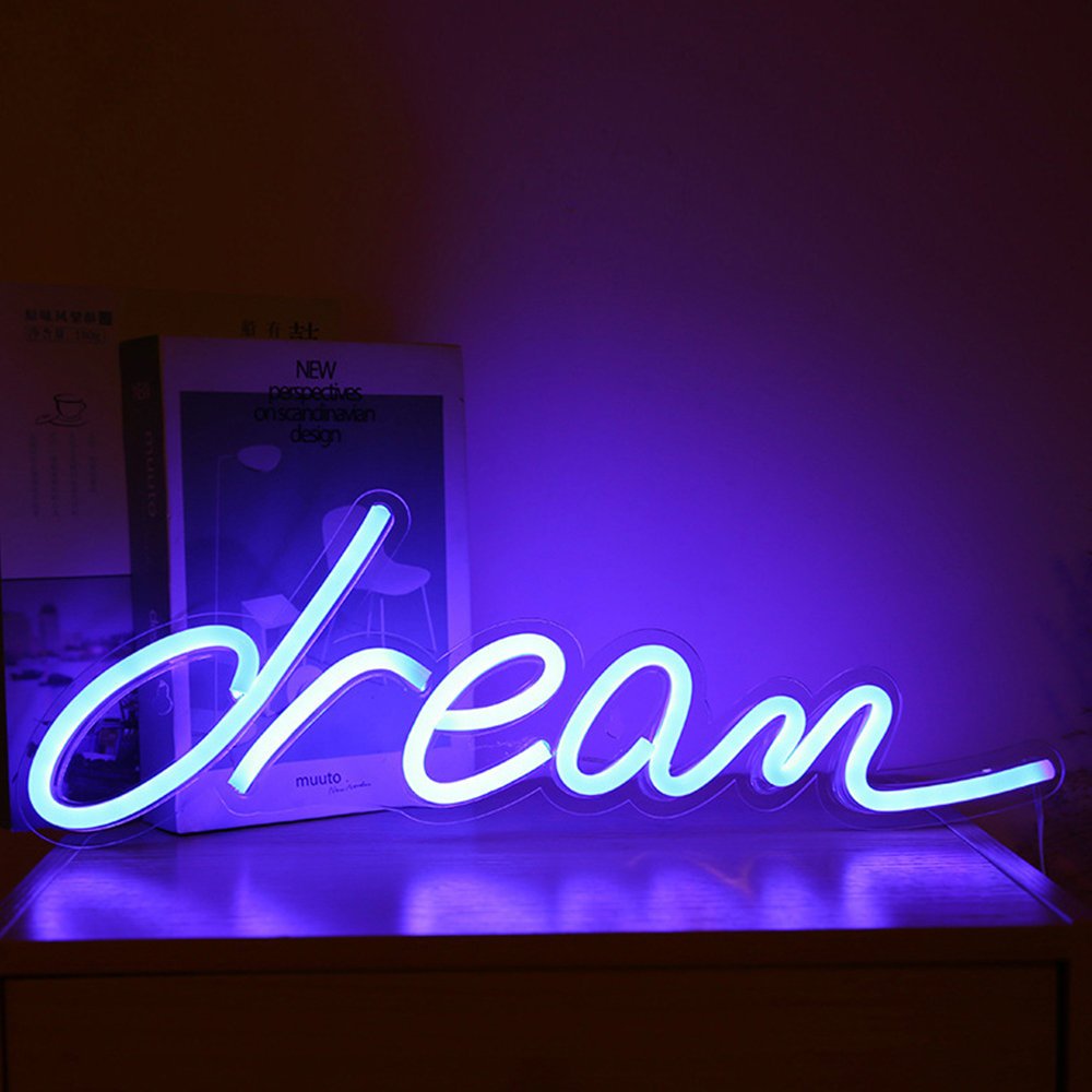 Orren Ellis Jaxdon Dream 6.1" LED Neon Sign | Wayfair