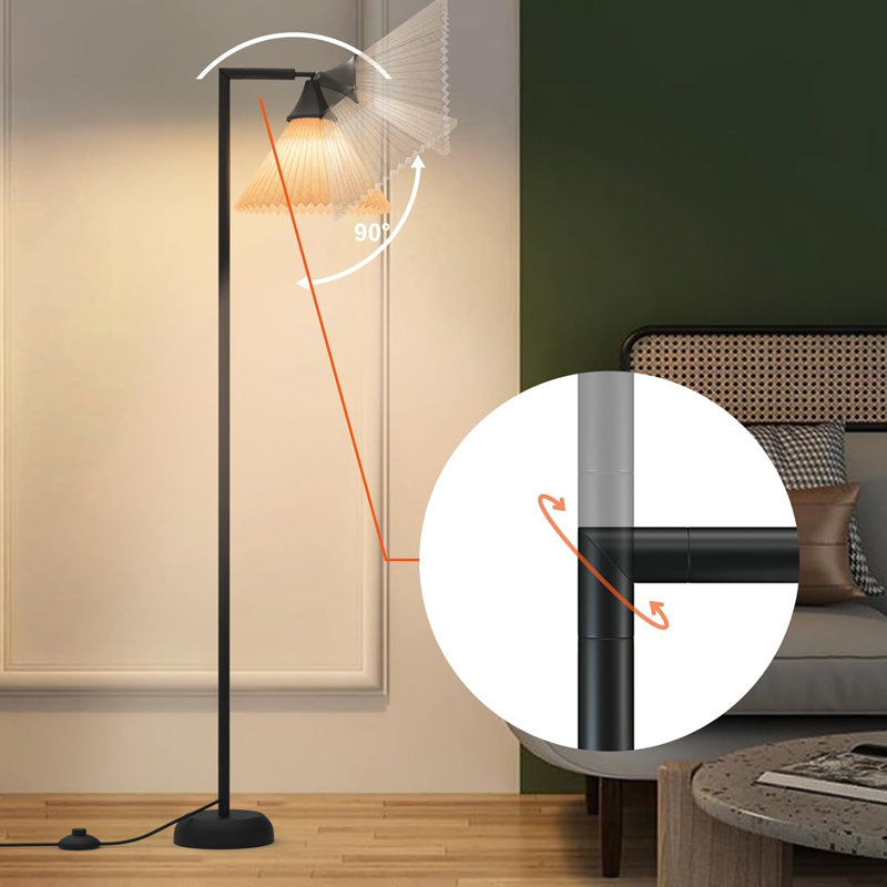 Winston Porter Bendable Head Shade Floor Lamp | Wayfair