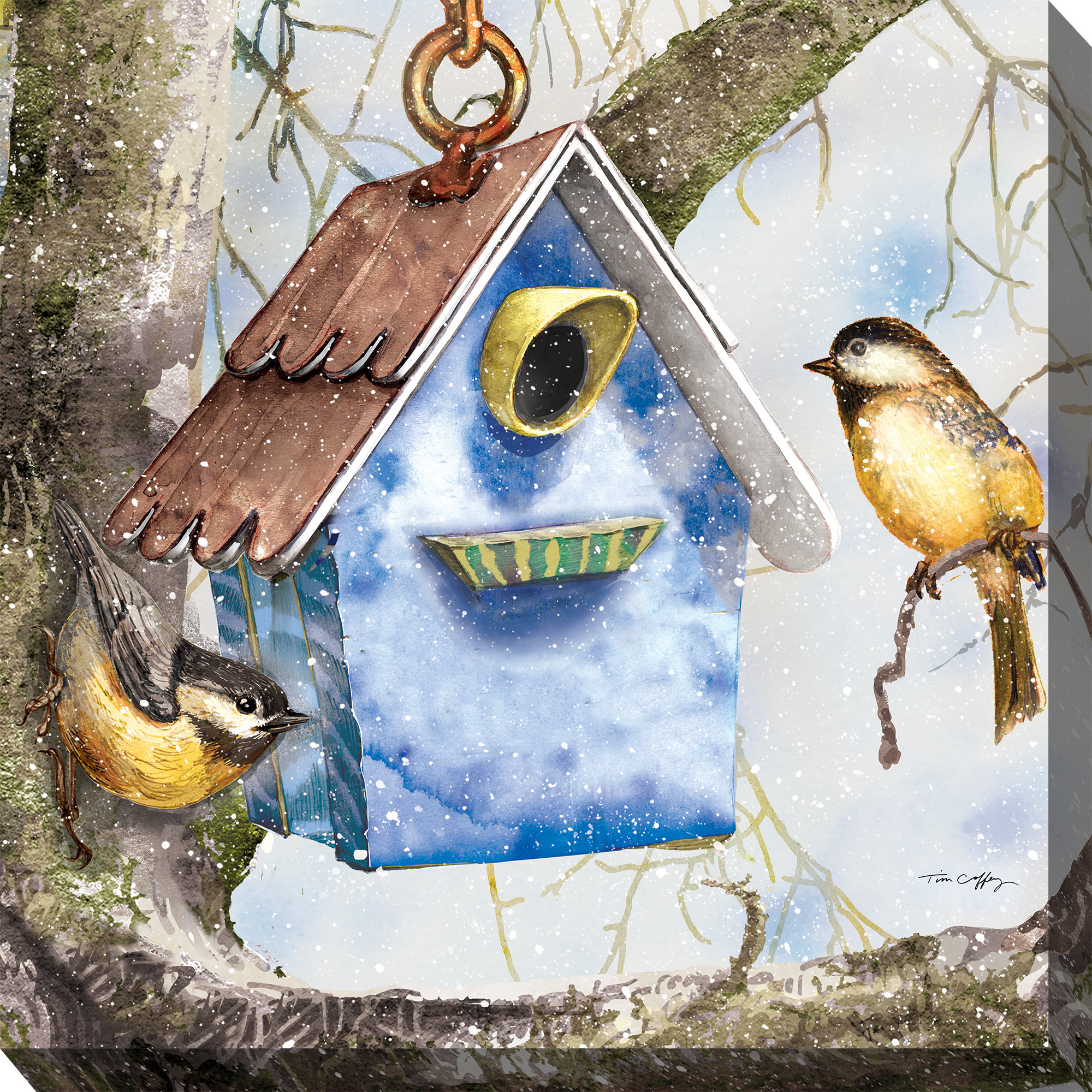 Red Barrel Studio® Dillian All-Weather Canvas Plants & Flowers Wall ...