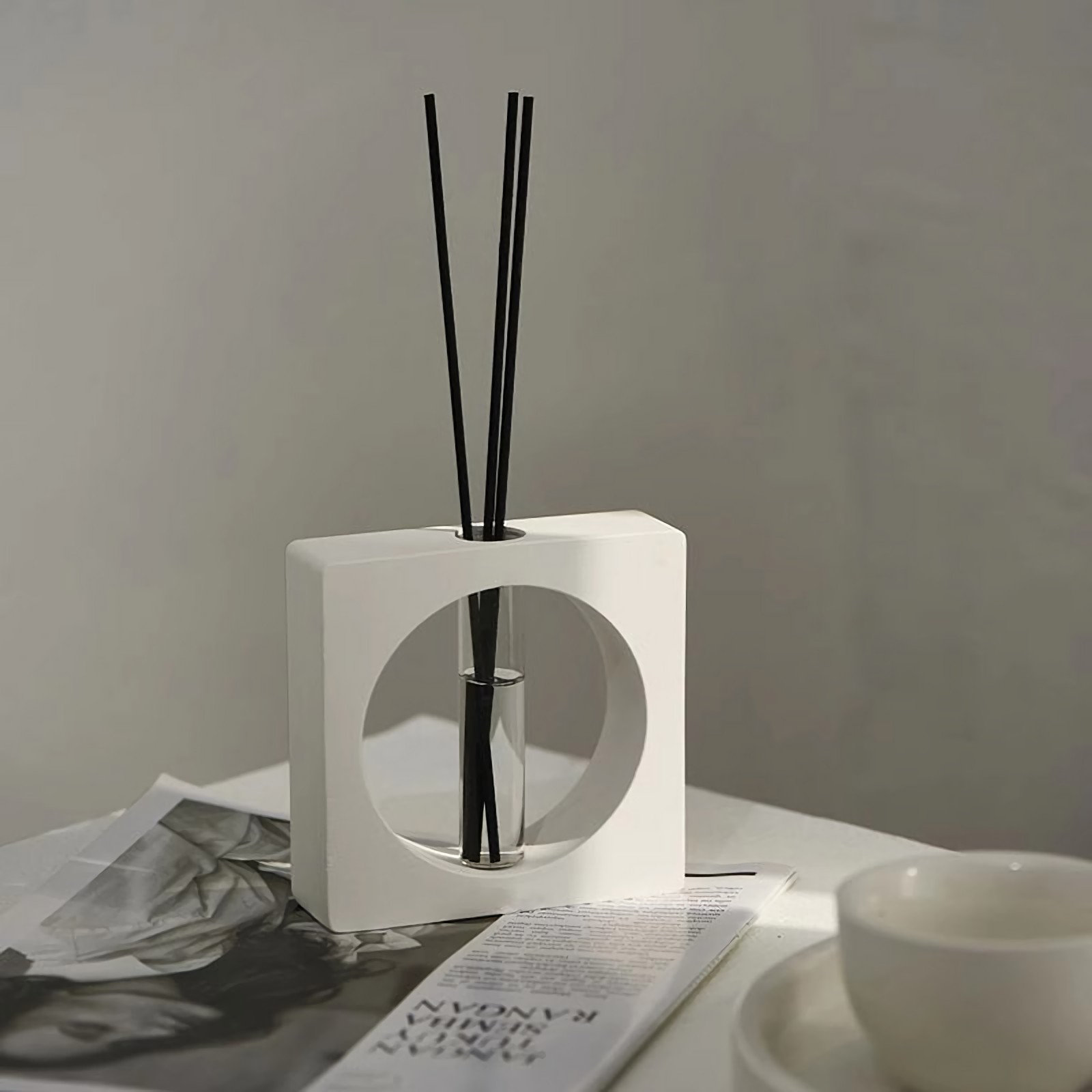 Ivy Bronx Geometric Aromatherapy Sculpture - Modular Scent Diffusion ...