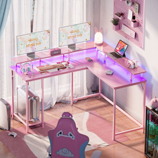 Pink Desks You'll Love | Wayfair