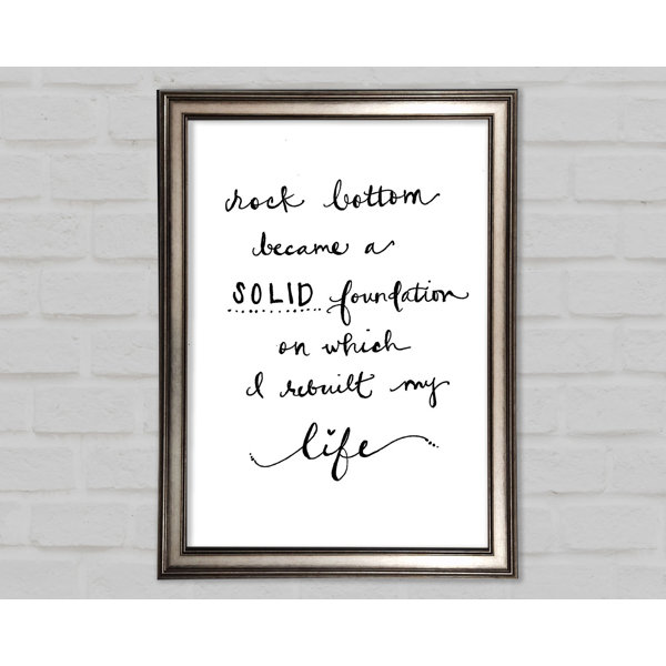 Happy Larry Rock Bottom - Single Picture Frame Art Prints | Wayfair.co.uk