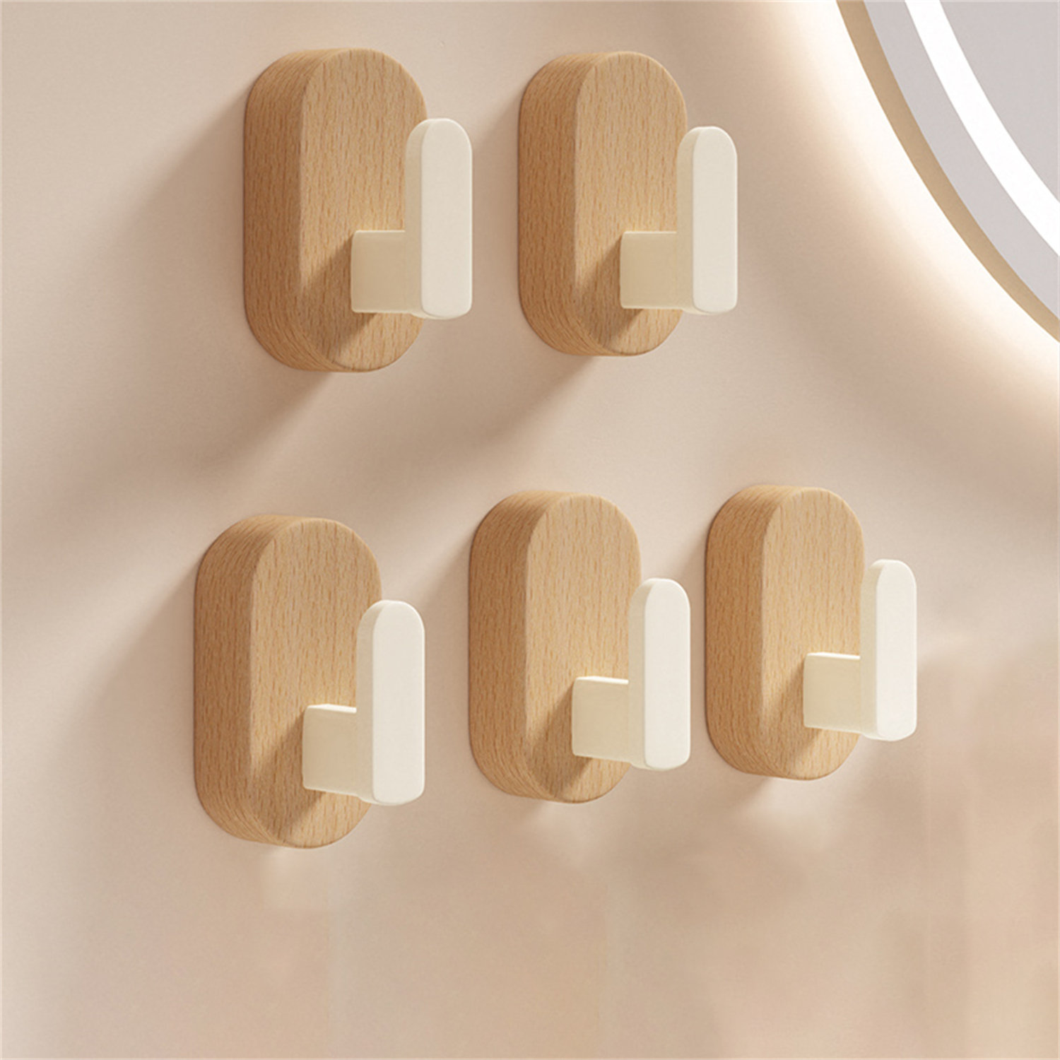 Ebern Designs Lutske Metal Freestanding 5 - Hook Wall Mounted Coat Rack ...