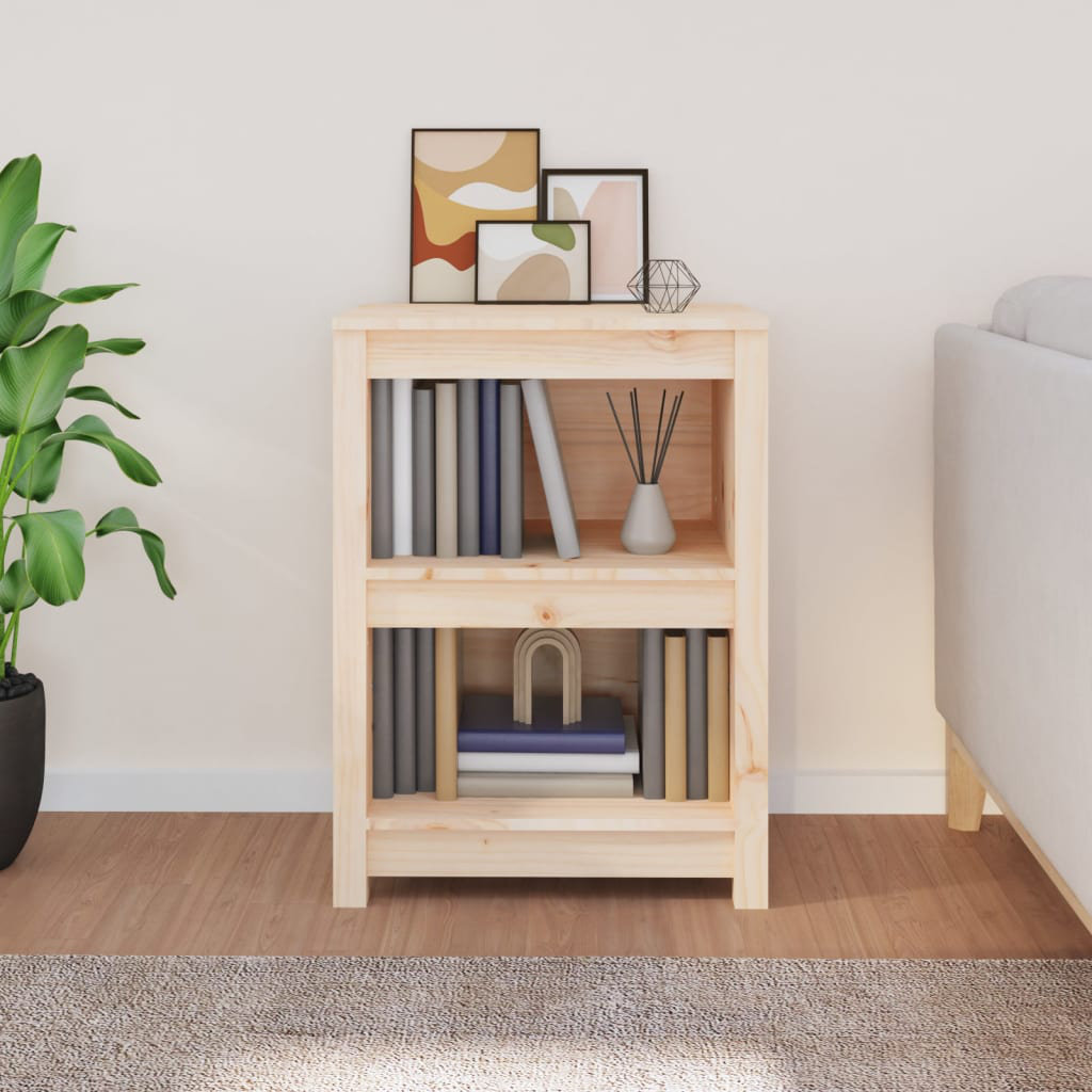 vidaXL Book Cabinet Display Shelf Storage Organizer Shelving Solid Wood ...
