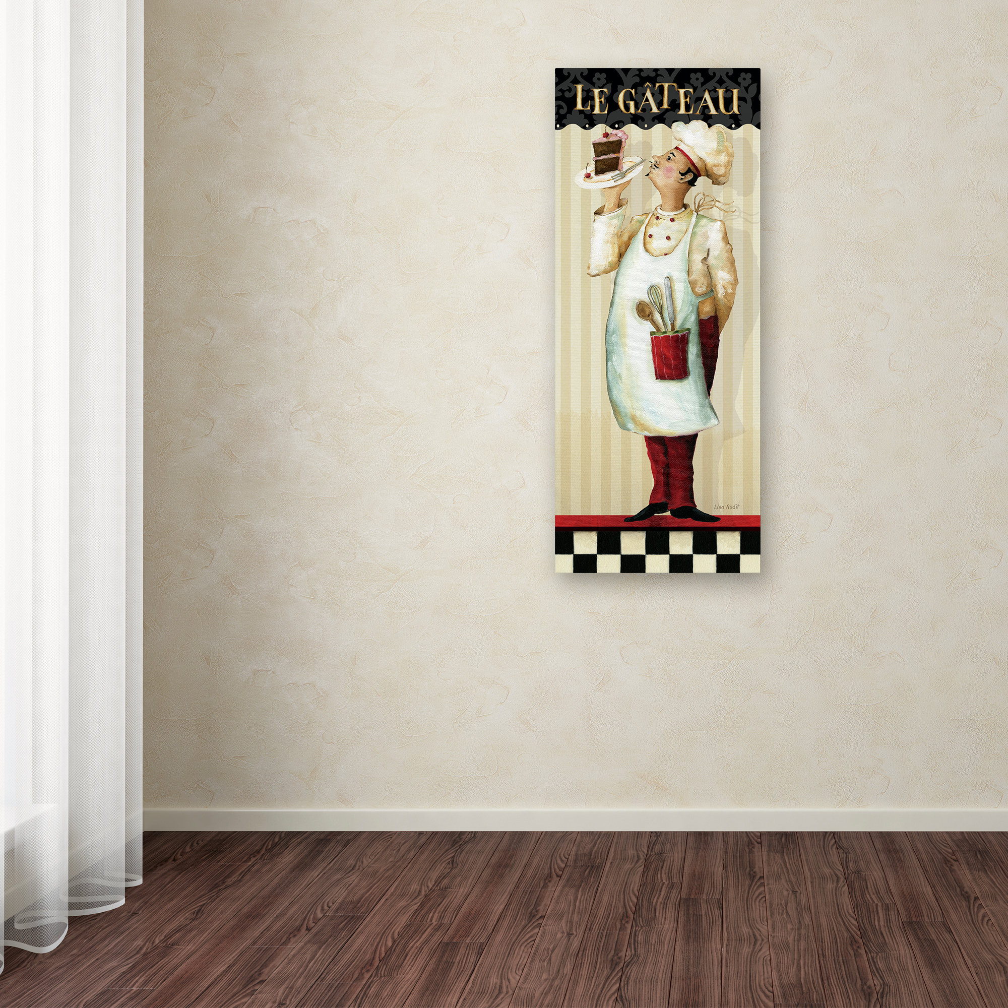 Fleur De Lis Living 'Chef's Masterpiece IV' Painting Print on Wrapped ...