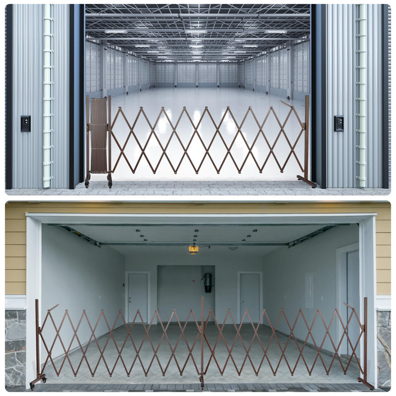 dearlomum 41'' H x 205'' W Folding Security Gate,Expandable Barricade ...