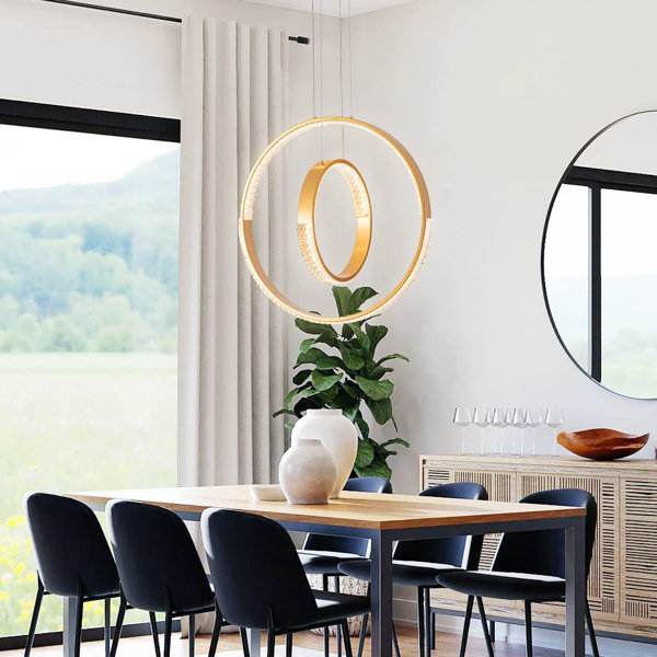 Mercer41 Corlyn 1 - Light Gold Pendant - Wayfair Canada
