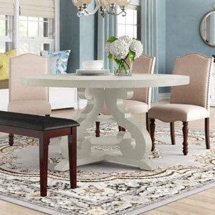 Round White Kitchen & Dining Tables - Way Day Deals!