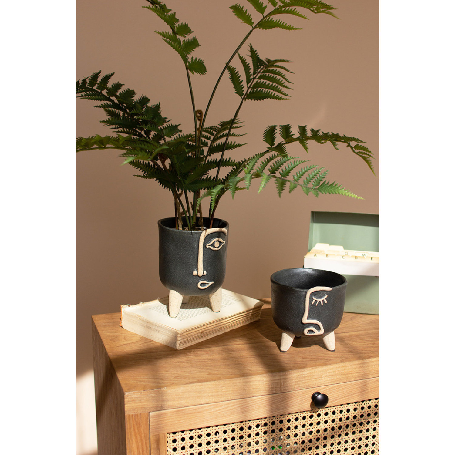 Brayden Studio® Cuinn Handmade Ceramic Statue Planter | Wayfair