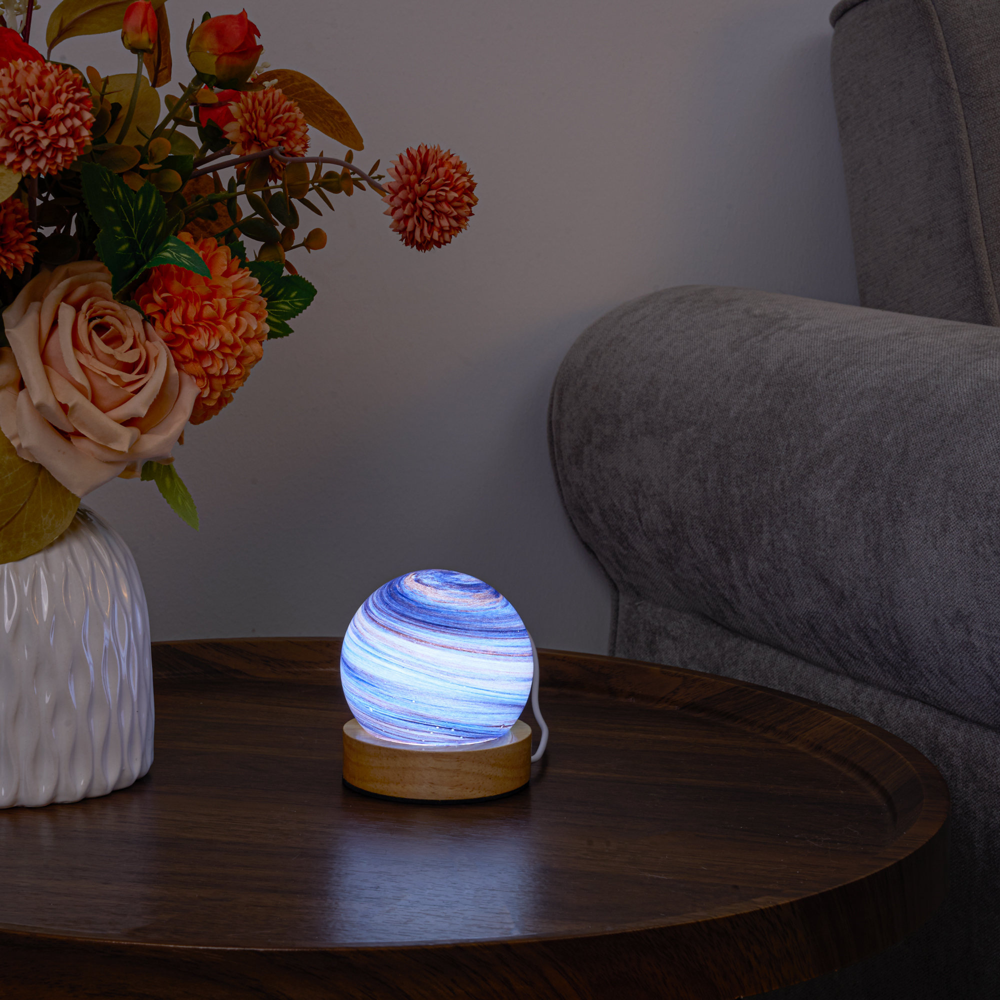 Wrought Studio™ Creative Planet Oprina LED Night Light | Wayfair
