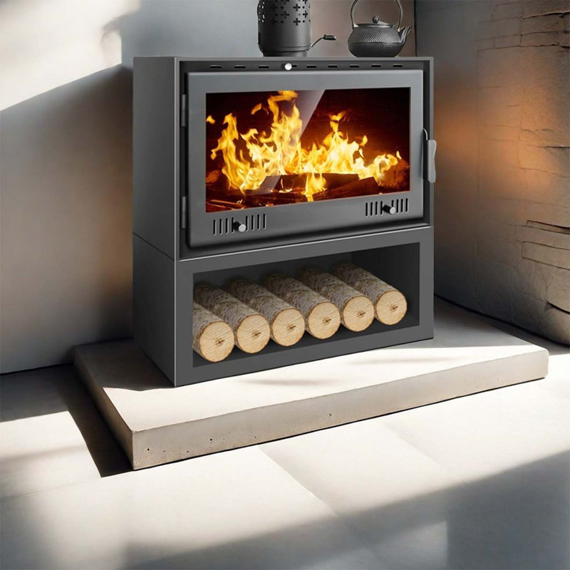 Hart Enjoy life Rural homes heated fireplaces with natural wood | Wayfair