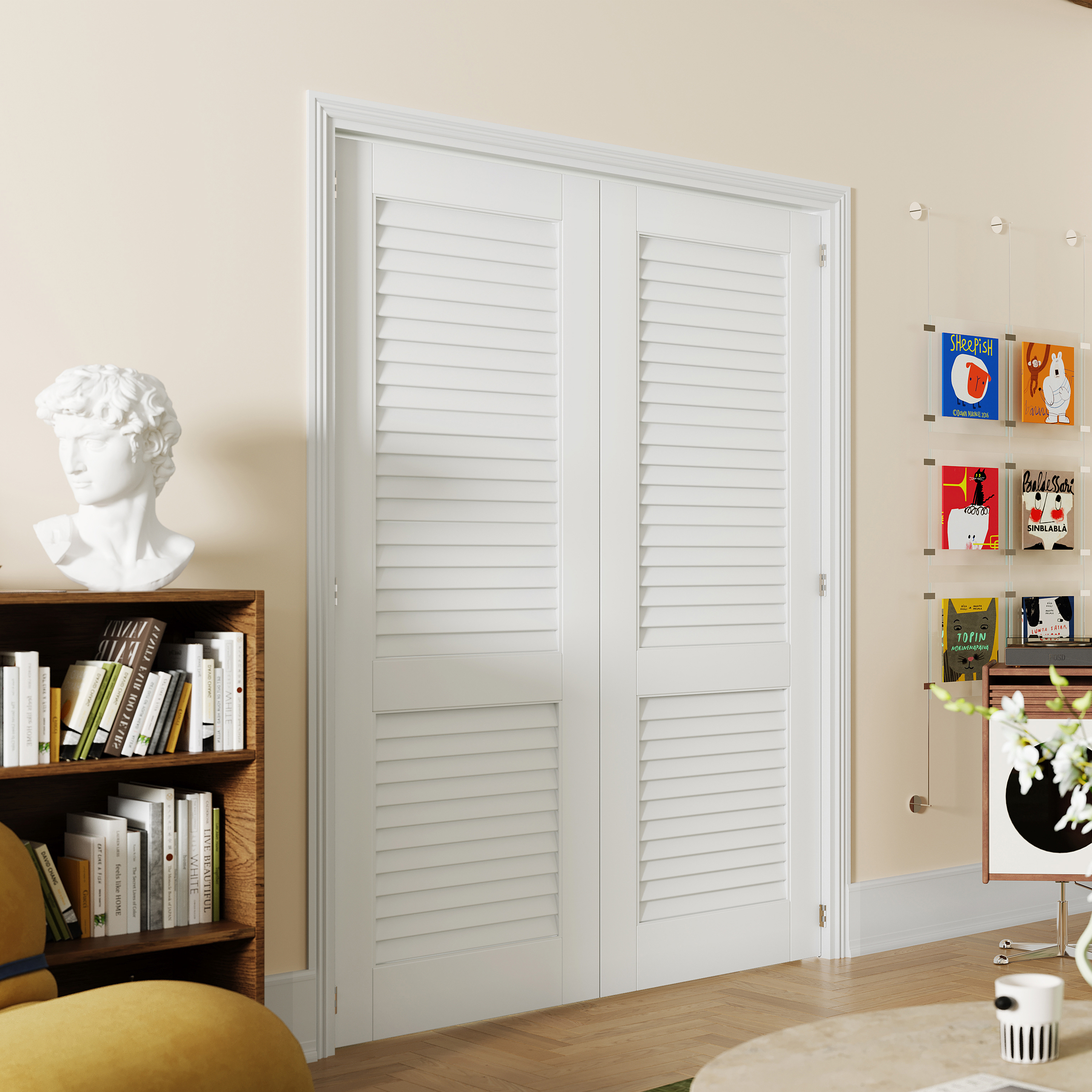 interior double door frame