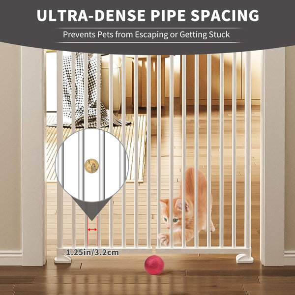 Tucker Murphy Pet™ 75In Adjustable Extra Tall Pet Gate, Pressure ...