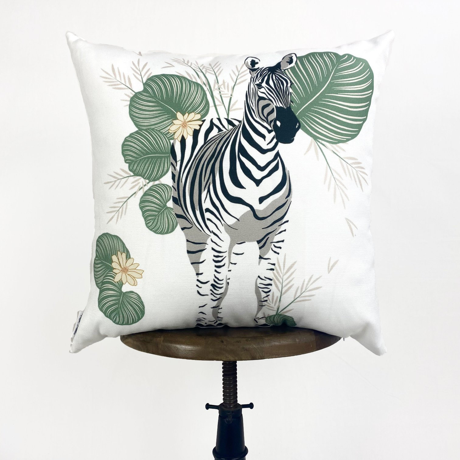 UniikPillows Zebra | Zebra Decor | Zebra Print | Leaves | Decorative ...