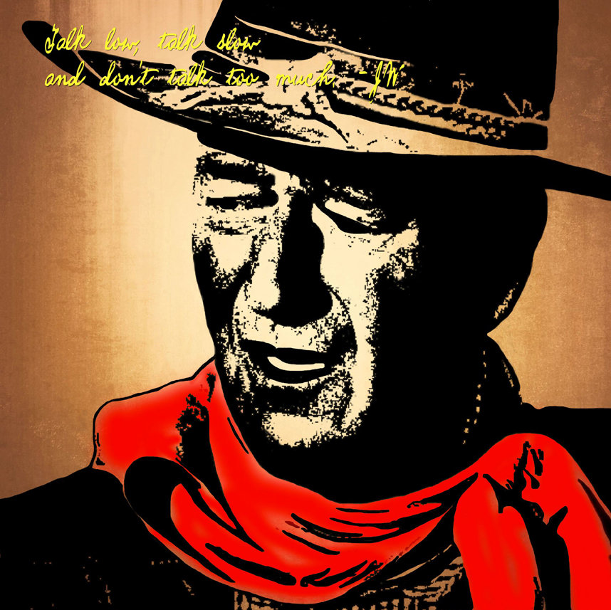 Latitude Run® Tidd 'John Wayne' by Graffitee Studios Graphic Art on ...