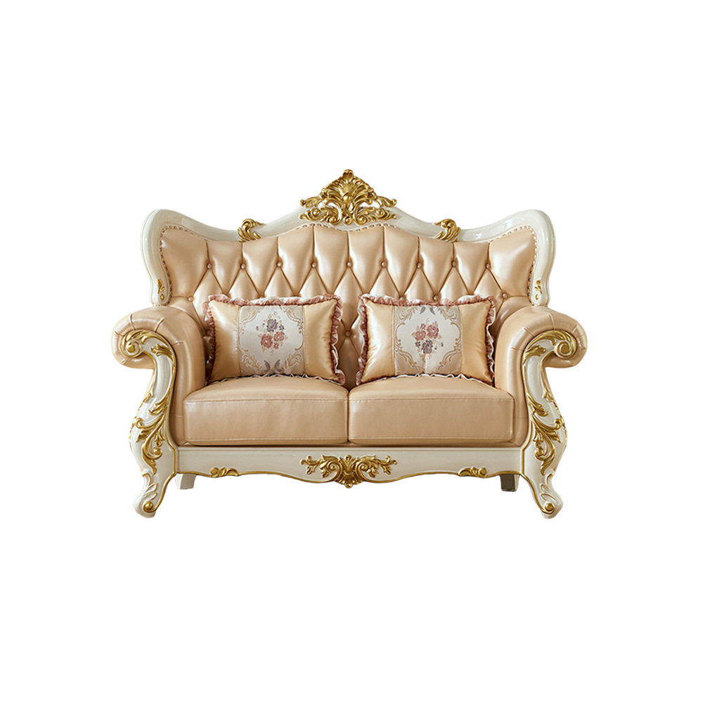 Romero European-style High-end Sofa 68.8'' Rolled Arm Loveseat | Wayfair