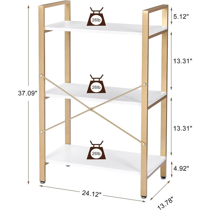 Mercer41 Cavana Bookcase | Wayfair