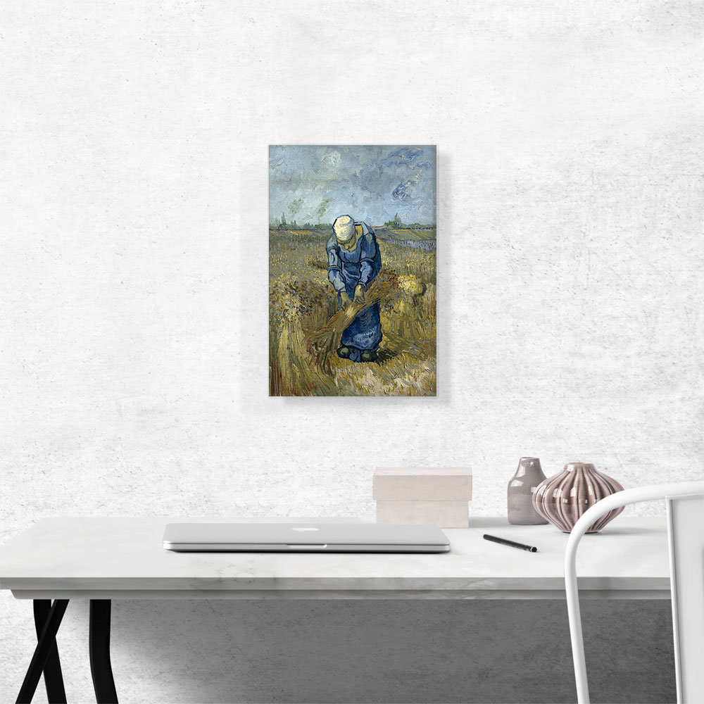 ARTCANVAS Peasant Woman Binding Sheaves 1889 - Print | Wayfair